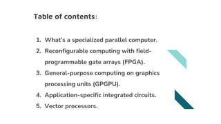 Specialized parallel computing | PPT