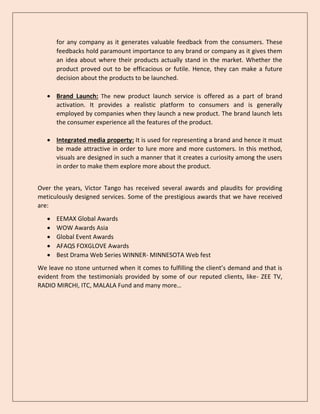 Specializing in Scripted and Non Scripted Content for OTT Platforms | PDF