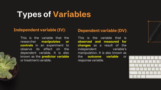 Application of Univariate, Bivariate and Multivariate Variables in ...