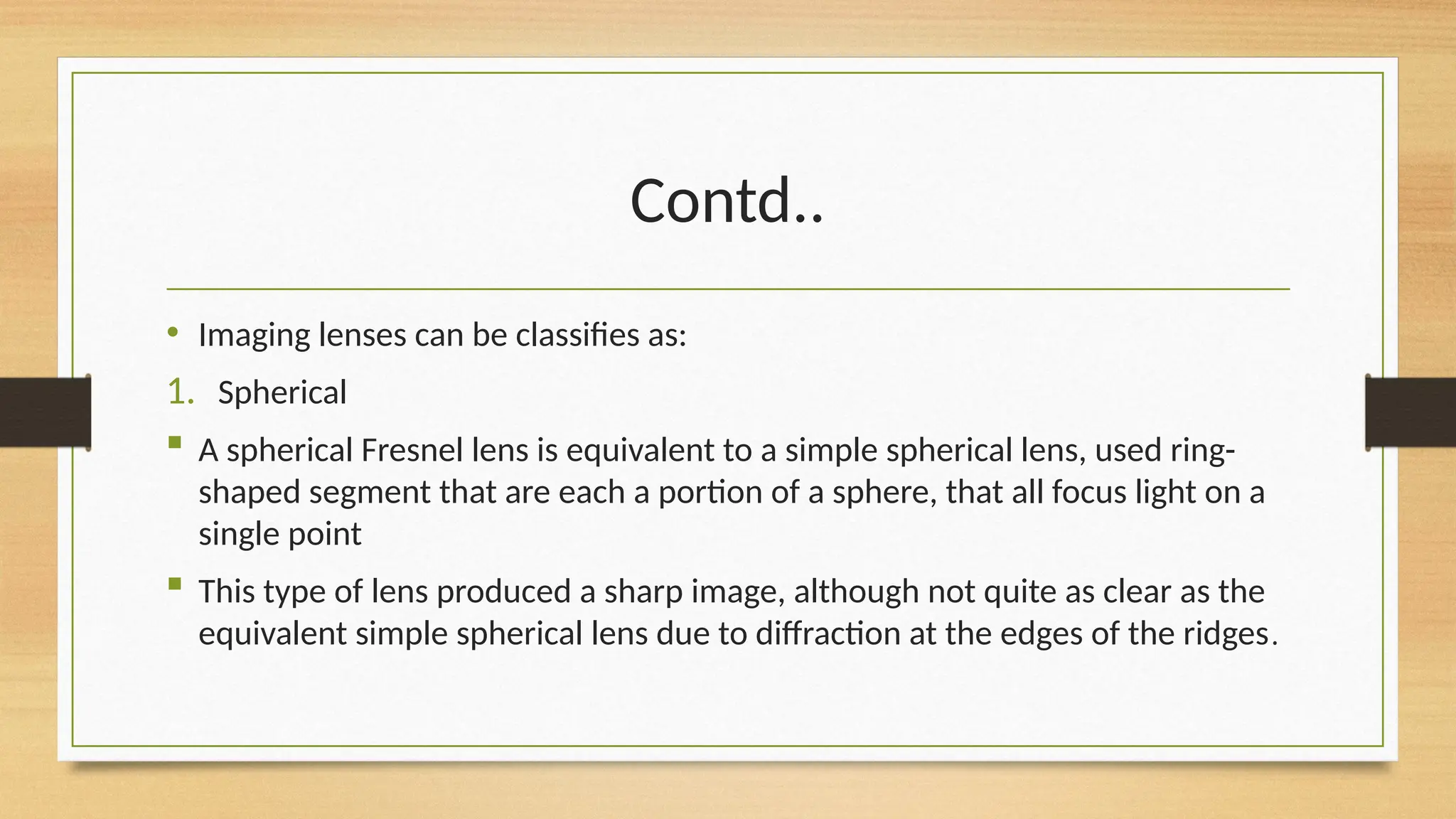 Special lens design for better vision and cosmesis | PPTX