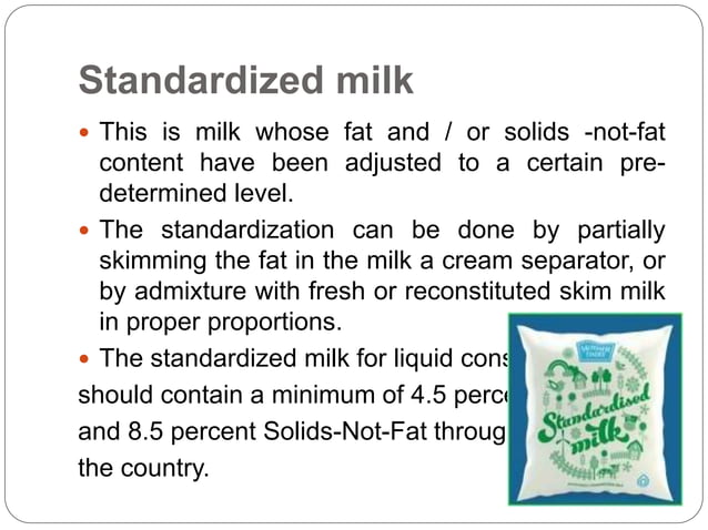 special milk- toned, humanized,fortified, reconstituted and flavoured ...