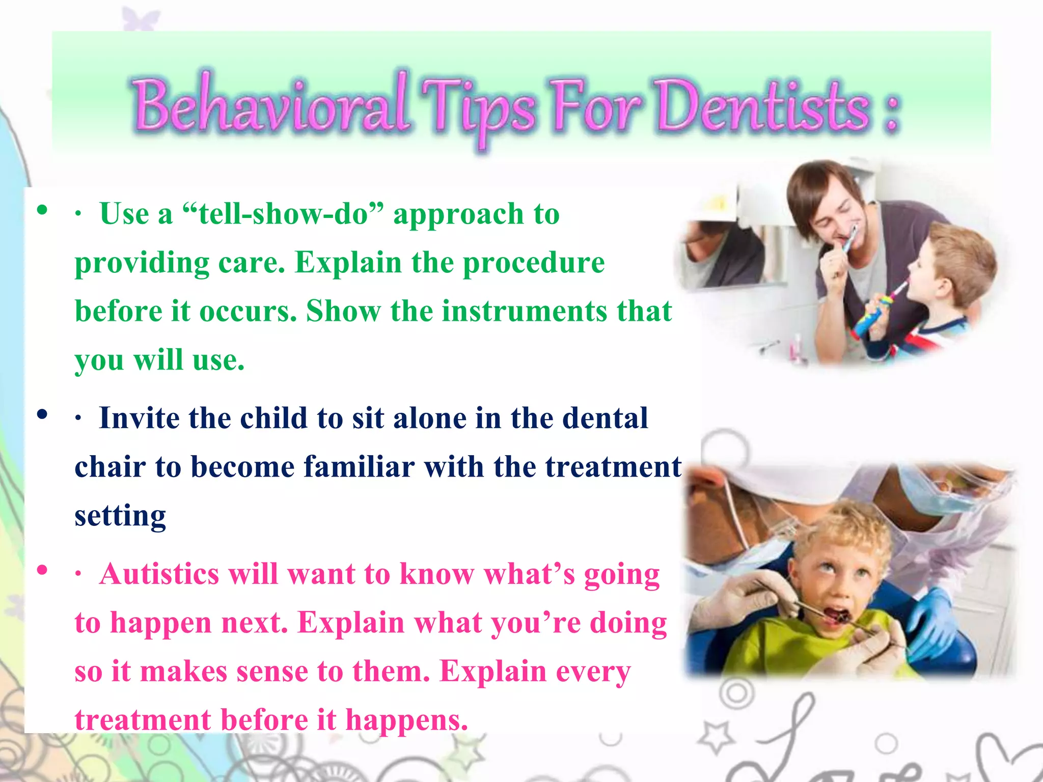 Behavioral Management Technique For Patient With Special Needs | PPTX