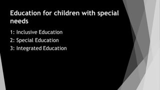 Special needs | PPT