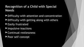 Special needs | PPT