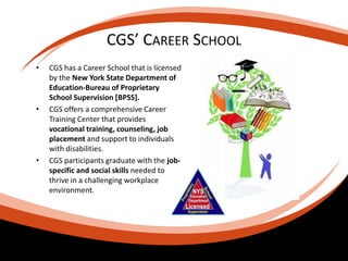 “Contemporary Guidance Services, Inc.: Promoting Employment ...