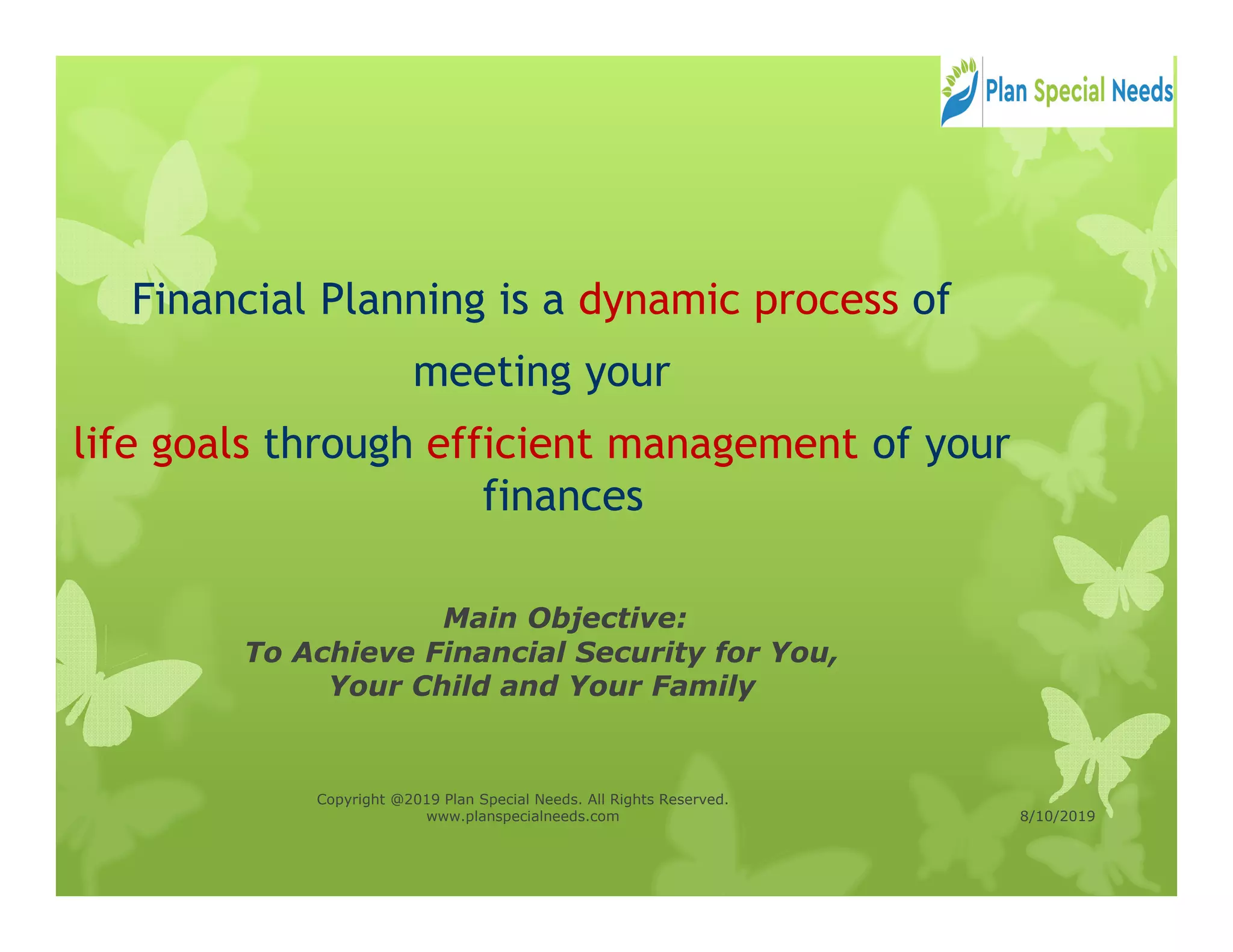 Special Needs Financial Planning | PDF