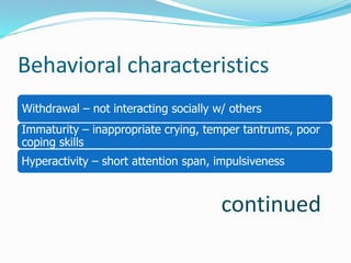 Special needs presentation | PPTX