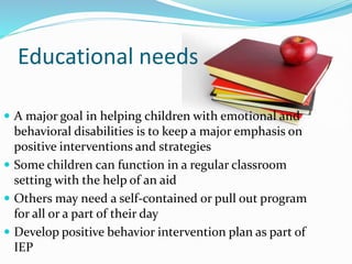 Special needs presentation | PPTX