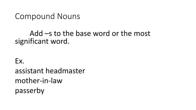 Special nouns | PPTX
