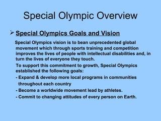 SpecialOlympics | PPT