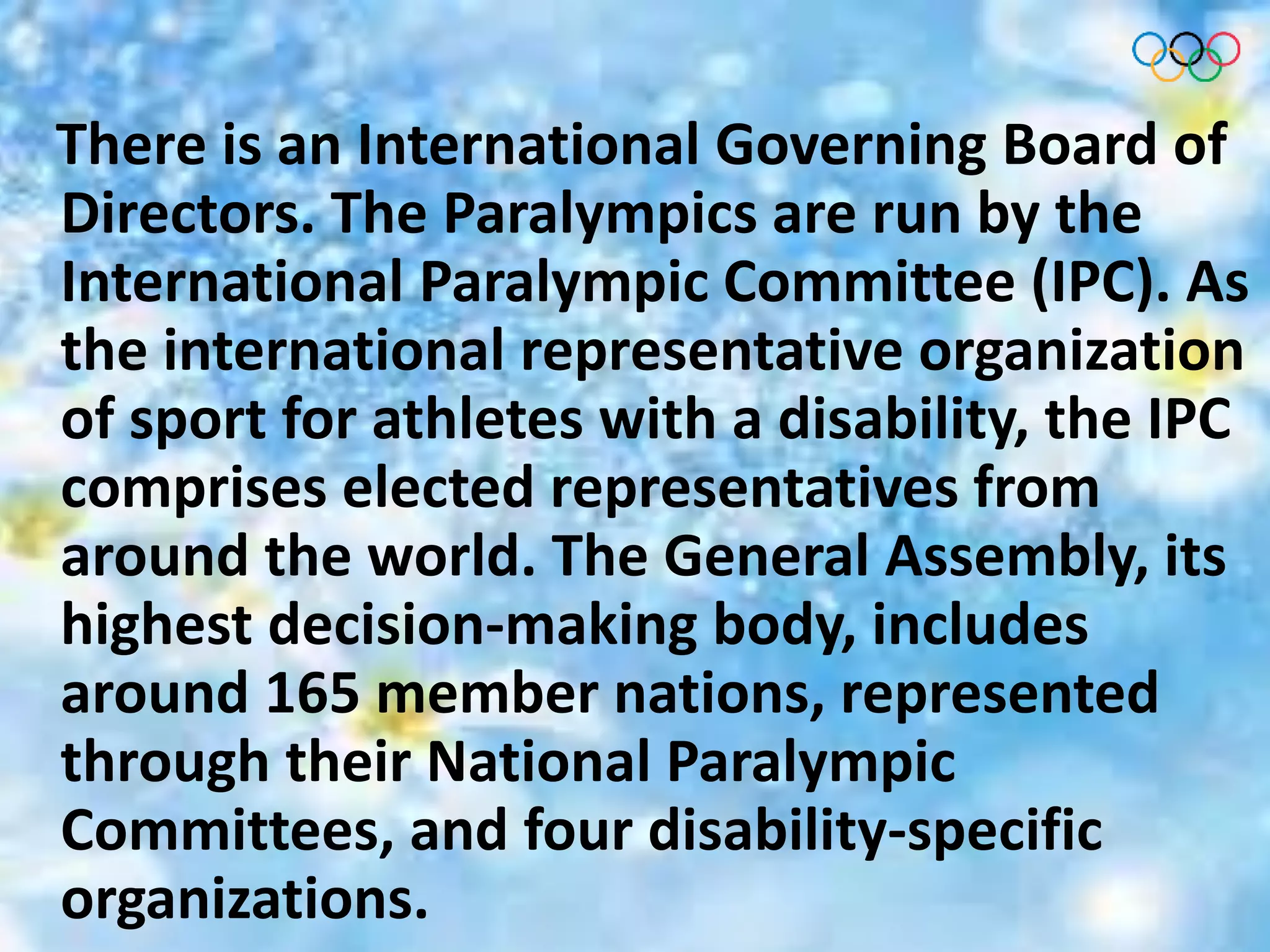 Special olympics & paralympics | PPTX