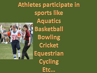 Special olympics powerpoint | PPT