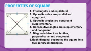 SPECIAL PARALLELOGRAMS AND ITS PROPERTIES.pptx