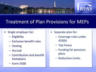 Exploring Special Plan Types (ESOP, kSOP, MEP, MET) | PPT