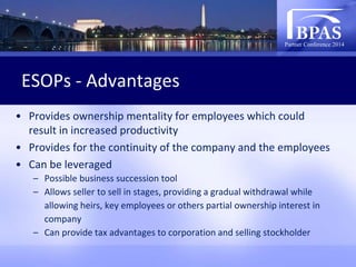 Exploring Special Plan Types (ESOP, kSOP, MEP, MET) | PPT