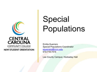 Special populations | PPTX