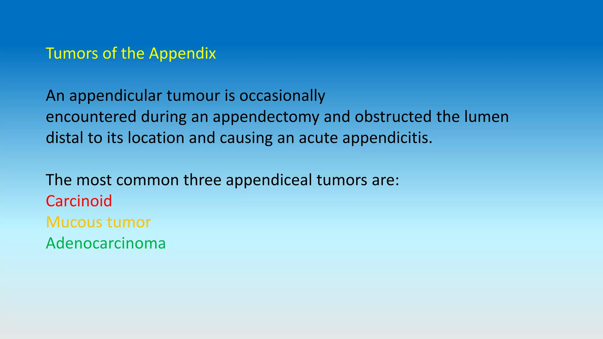 Special populations with appendicitis | PPTX