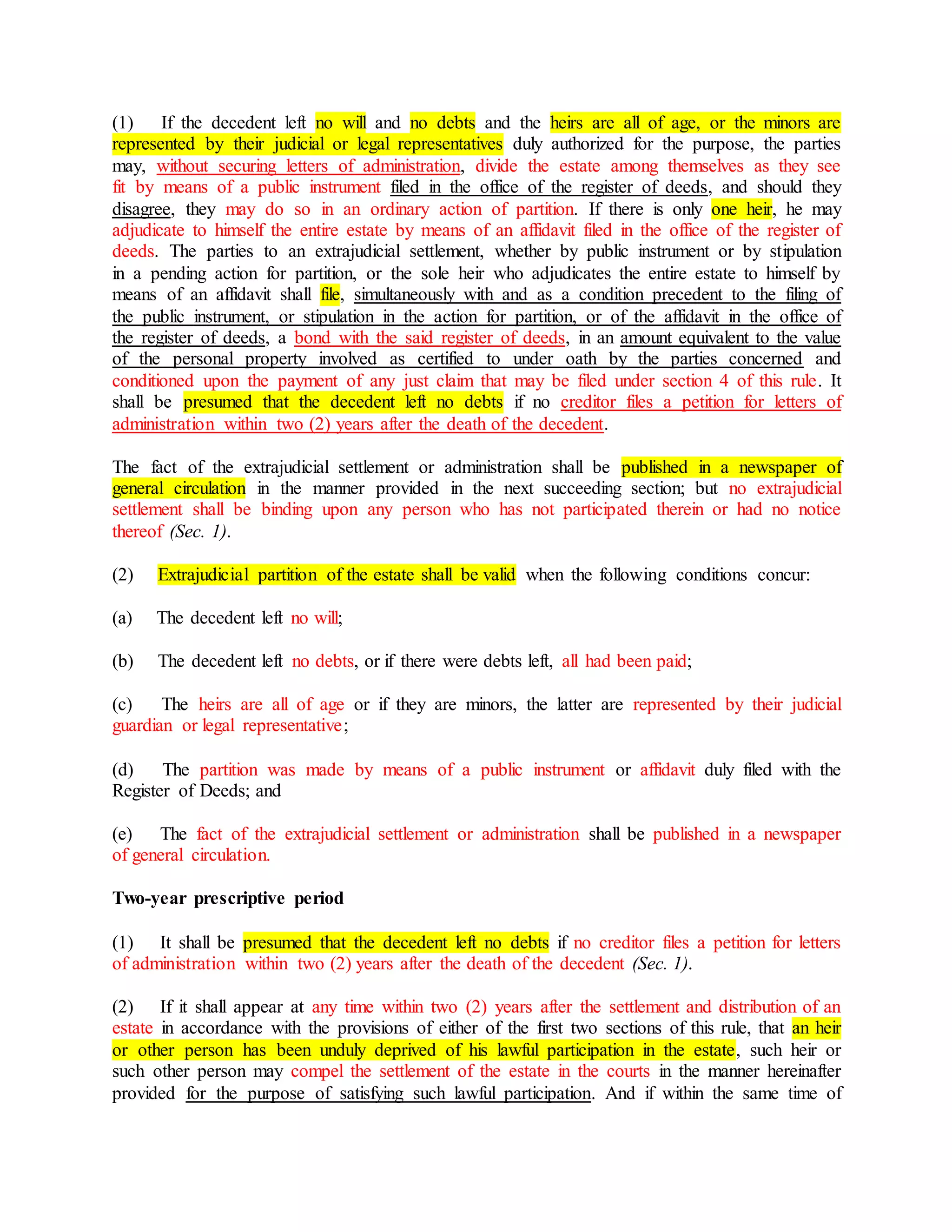 Special proceedings reviewer | DOCX