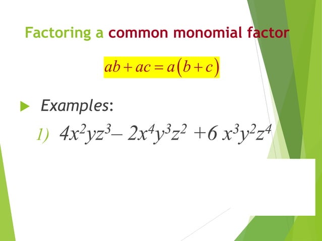 Special Products and Factors.pptx | Computing | Technology & Computing