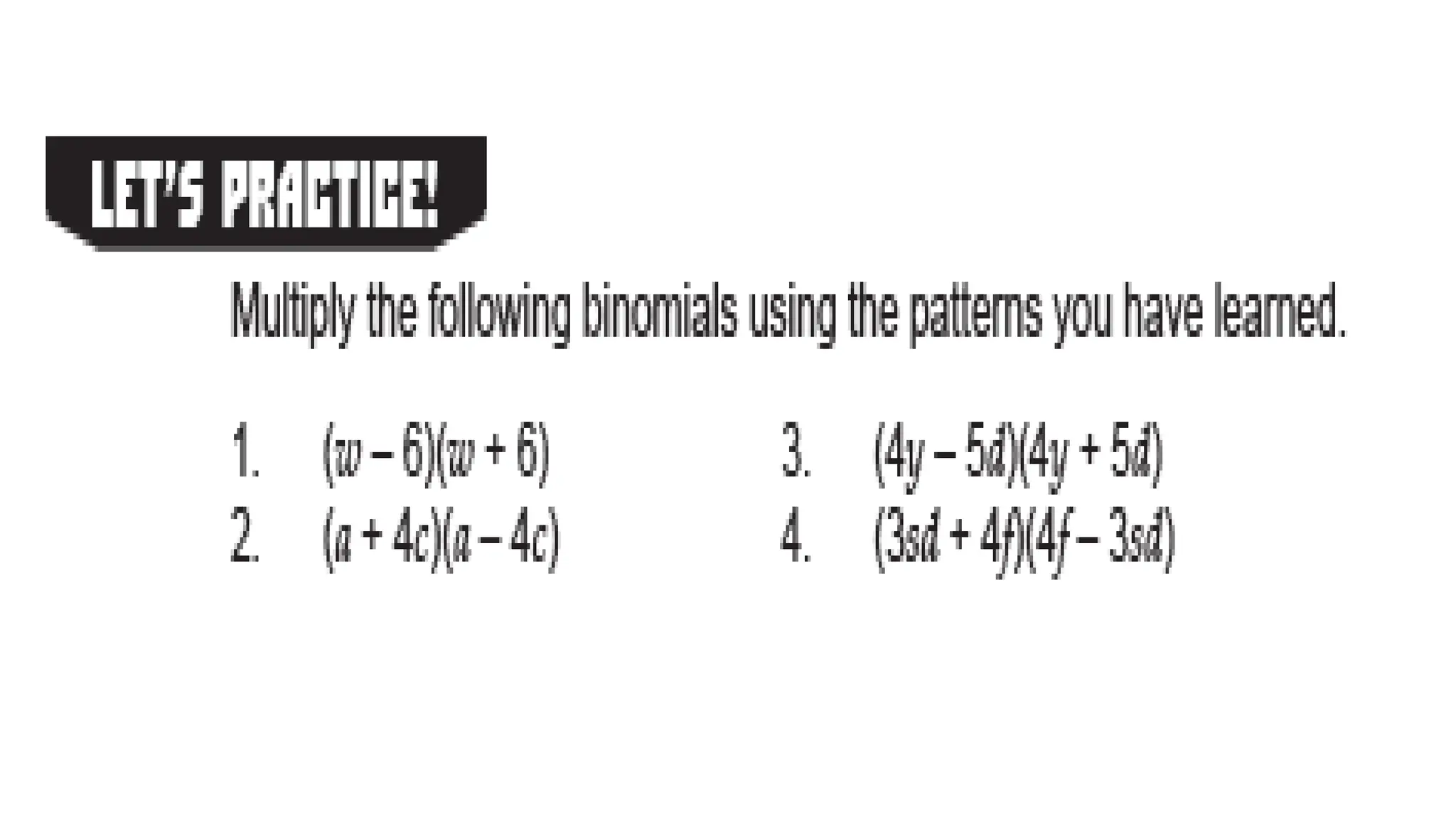 Special Product (Square of Binomial and trinomial).pptx