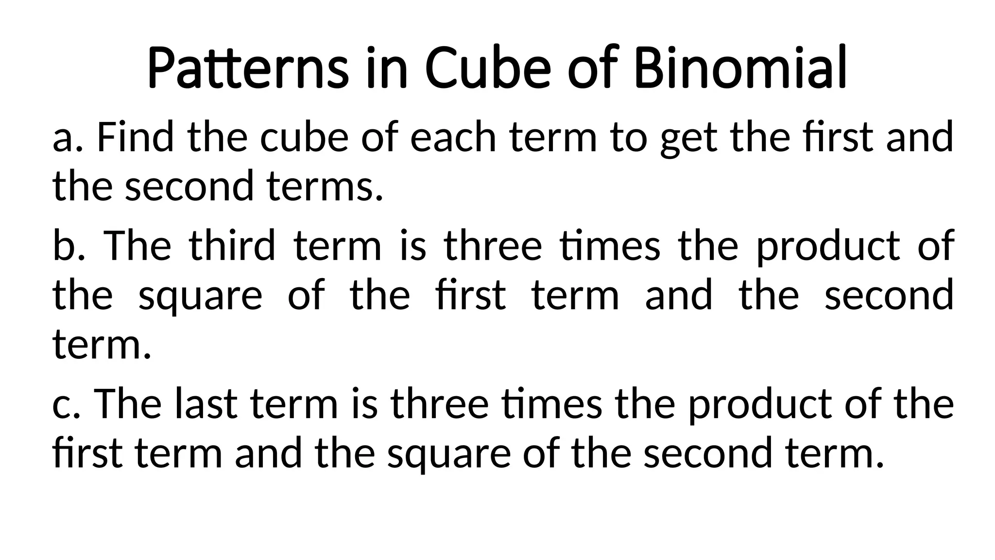 Special Product (Square of Binomial and trinomial).pptx