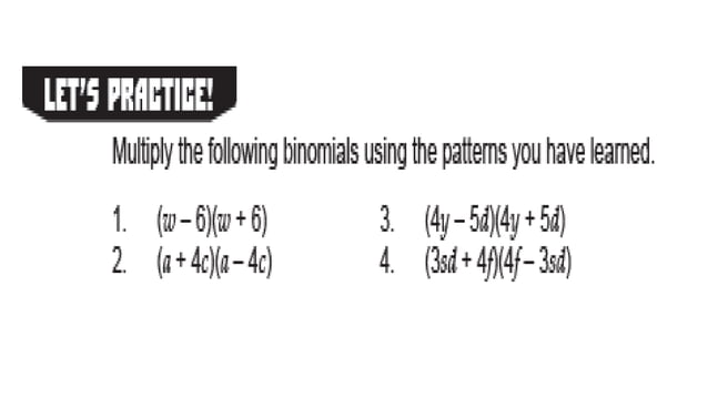 Special Product (Square of Binomial and trinomial).pptx
