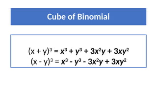 Special Product (Square of Binomial and trinomial).pptx