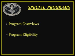 Special programs | PPTX