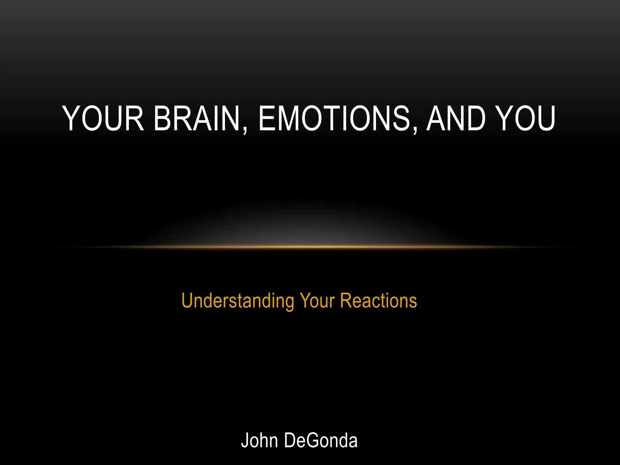 Understanding Emotional Responses (607) | PPTX