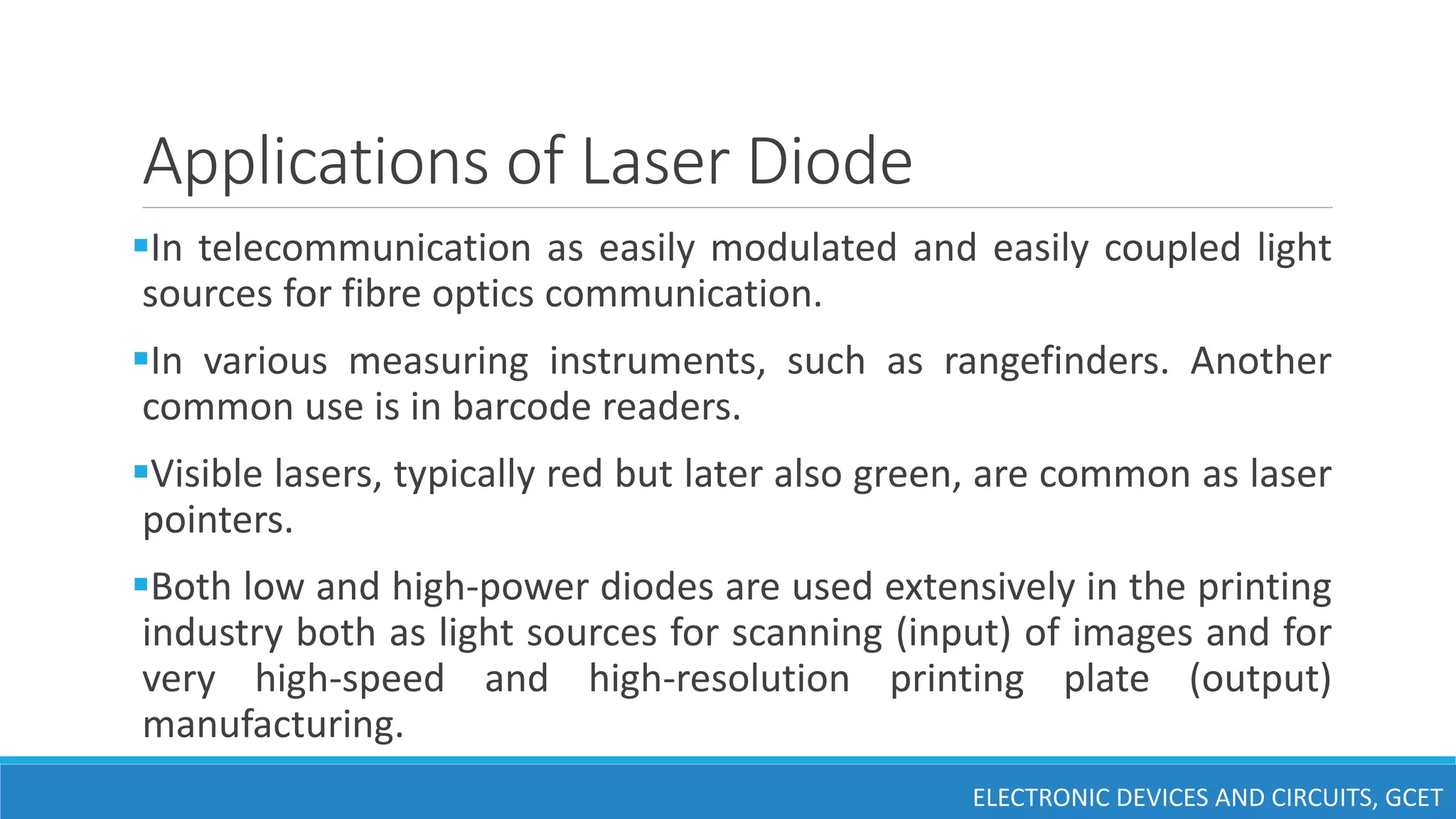 Special purpose Diodes | PPTX