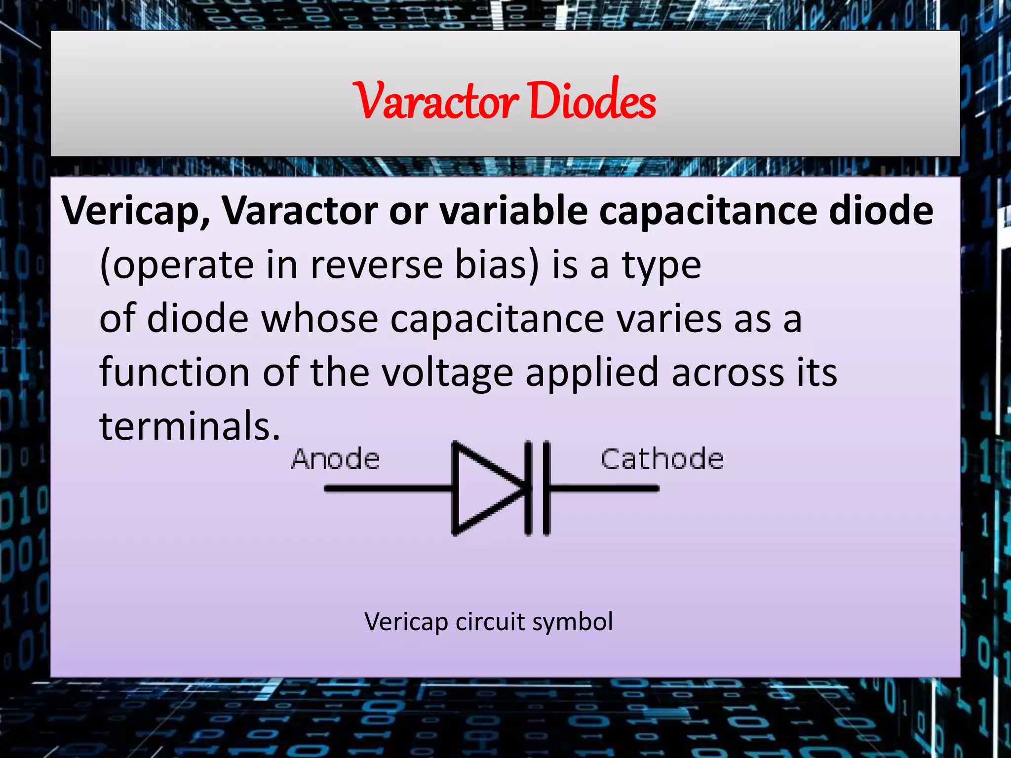 Special purpose diodes | PPTX