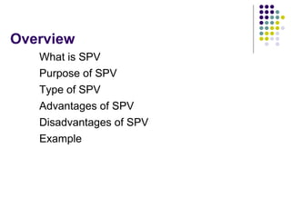 Special purpose vehicle (spv) | PPTX