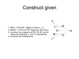 Special quadrilaterals proofs ans constructions | PPT