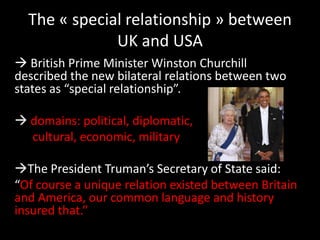 Special relationship us uk | PPTX