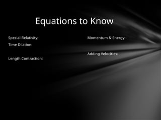 Special Relativity theory of Einstein... | PPTX