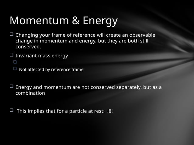 Special Relativity theory of Einstein... | PPTX | Physics | Science