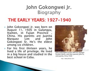 SR: John L. Gokongwei Jr. The Path of Entrepreneurship by Marites ...
