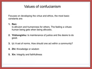 Special report confucianism | PPTX