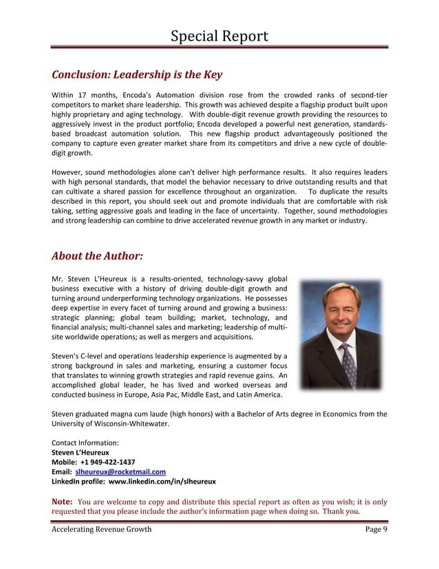 Accelerating Revenue Growth | PDF Accelerating Revenue Growth | PDF