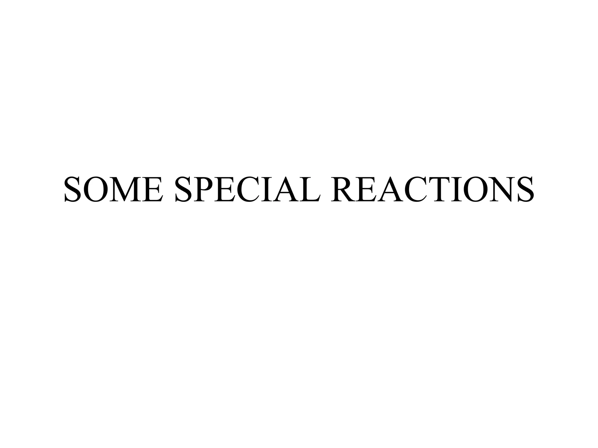 Special rxn types | PPT