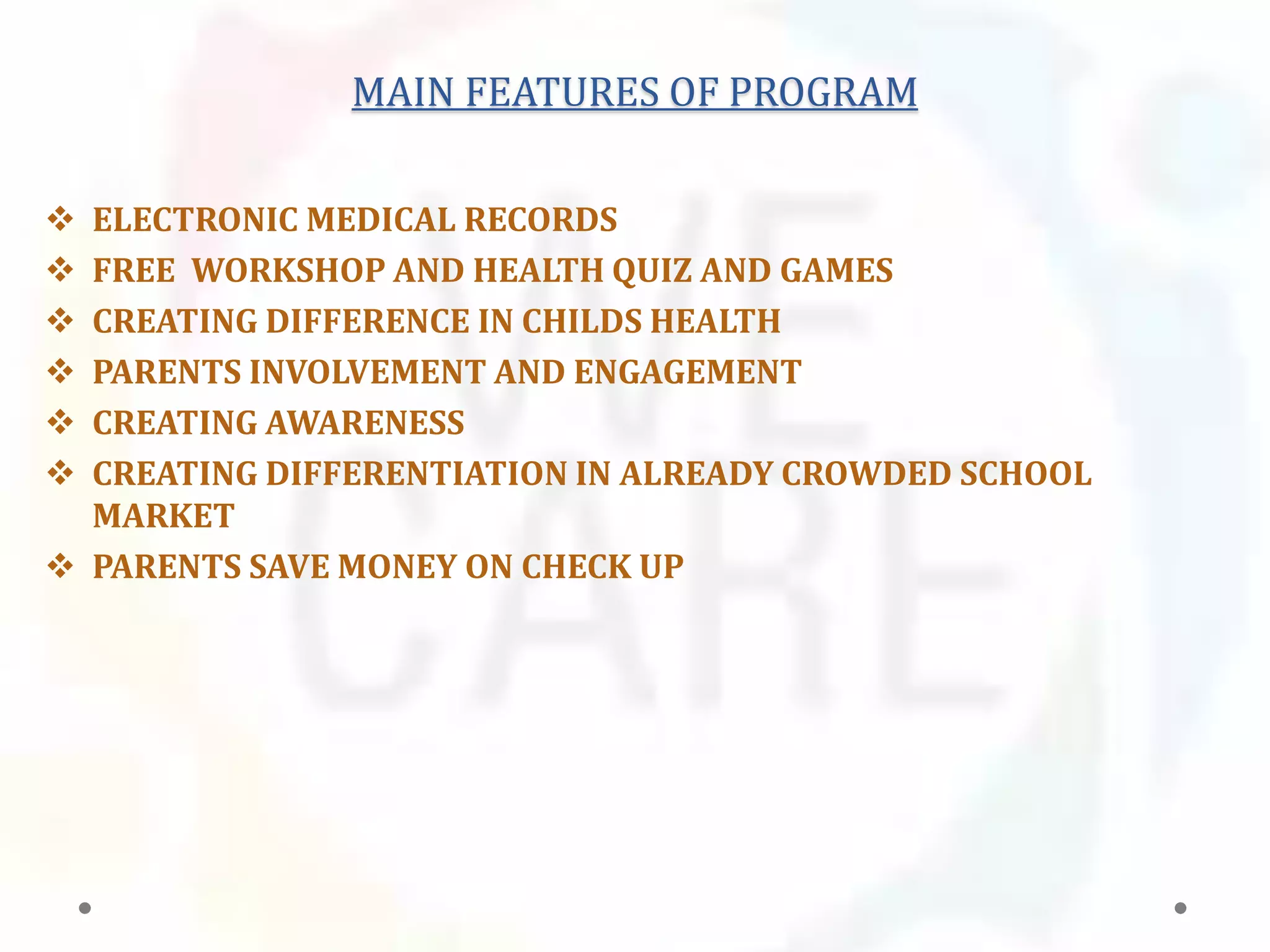 Special school program - Plan MY Health | PPT