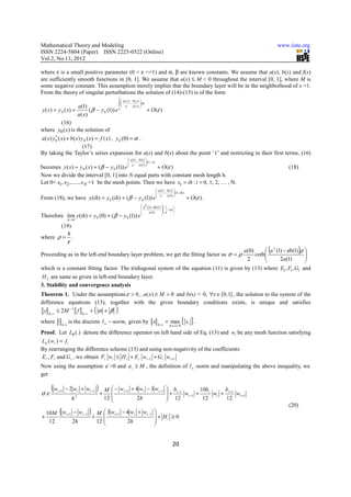 Special second order non symmetric fitted method for singular | PDF