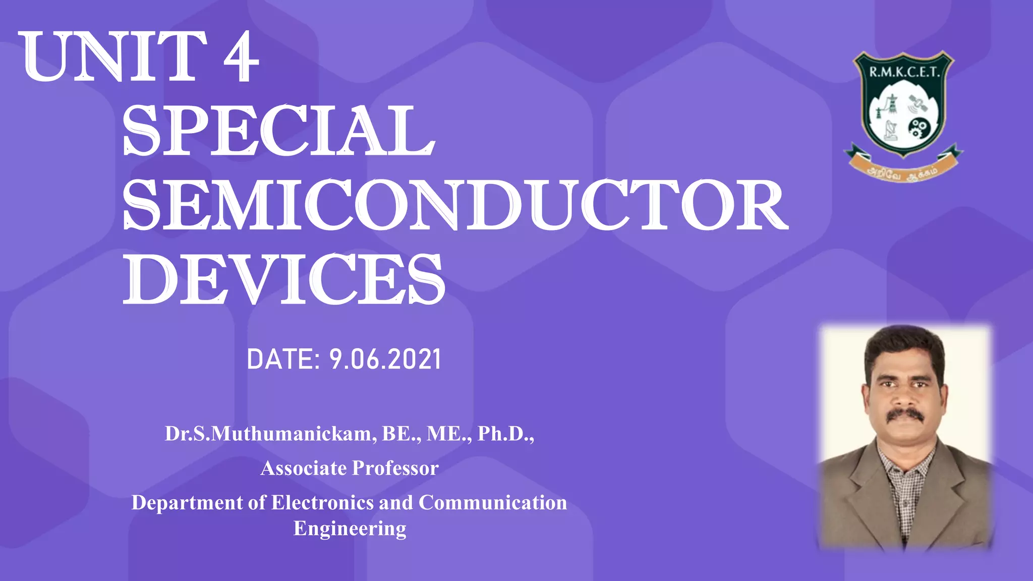 Special semiconductor devices | PDF
