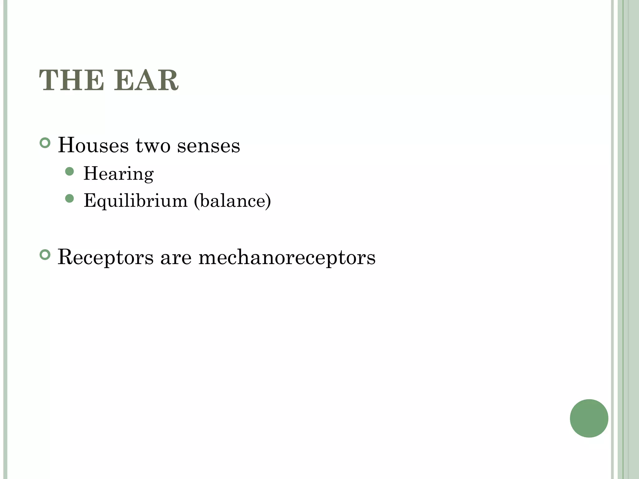 Special sense of hearing | PPT