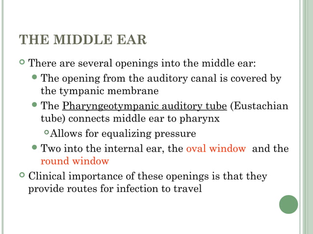 Special sense of hearing | PPT