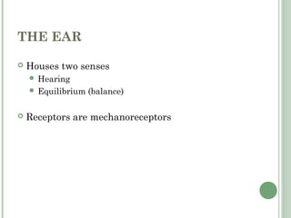 Special sense of hearing | PPT