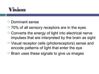 Special sense of vision | PPT