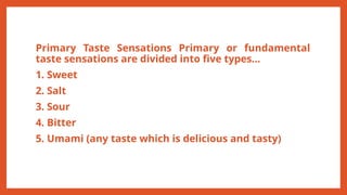 SPECIAL SENSES, IT'S FUNCTIONS & DIFFERENT RECEPTORS.pptx