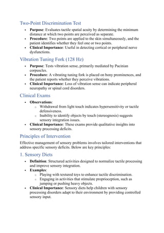 special senses-tactile sensation, explanation | PDF