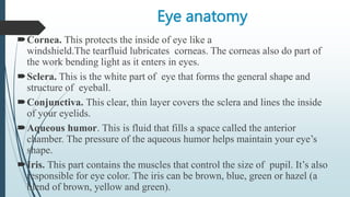 Special Senses (Eye -vision & Ear-hearing). | PPTX